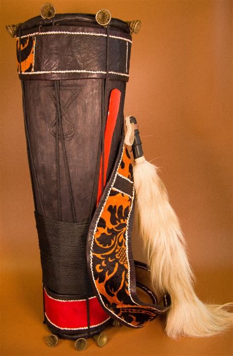 Authentic Nigerian Talking Drum Iya Ilu Bata Double Sided Bata Etsy