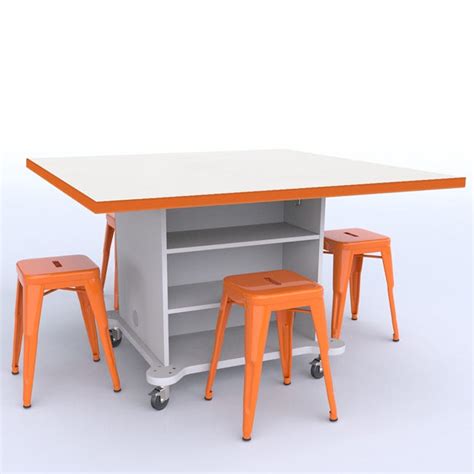 Dry Erase Creation Cube Storage Table 34 H Square By Cef Shop
