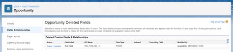 How To Restore Deleted Salesforce Fields Salesforce Ben