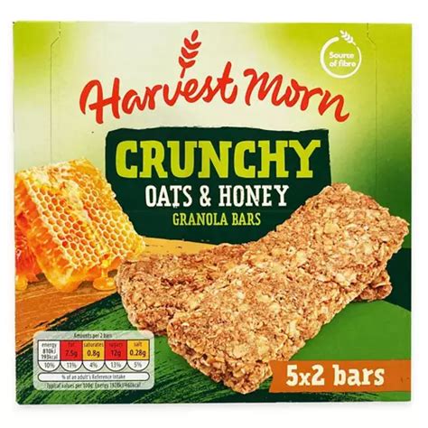 Crunchy Oats And Honey Granola Bars 5 Pack Aldi Uk