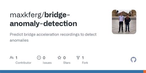 Github Maxkfergbridge Anomaly Detection Predict Bridge Acceleration