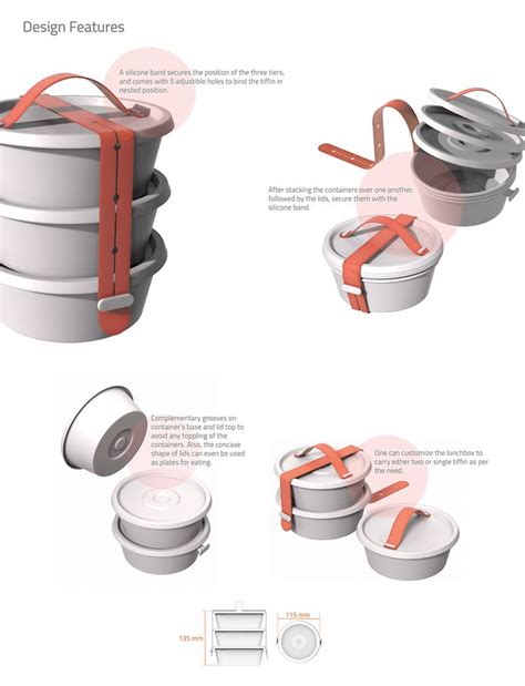 Eatstack Redesigned Lunchbox With Multi Tiered Storage