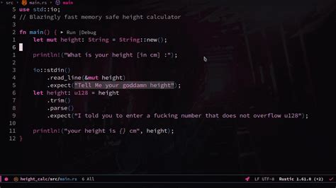 Blazingly Fast And Memory Safe Height Calculator Written In Rust R