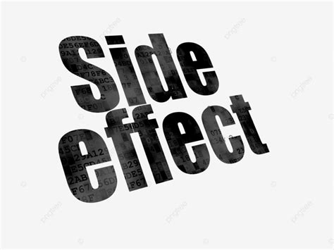 Healthcare Concept Side Effect On Digital Background Text Cyber Data