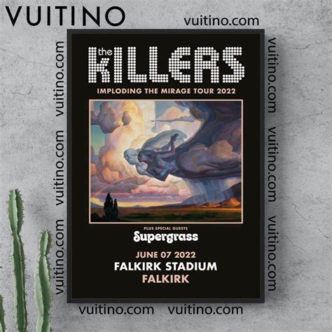 Art The Killers Imploding The Mirage 2022 Falkirk Stadium 0706 Poster