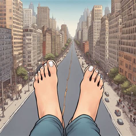 A Giantess Stretches Her Feet Over The Road By Bluecutter On Deviantart