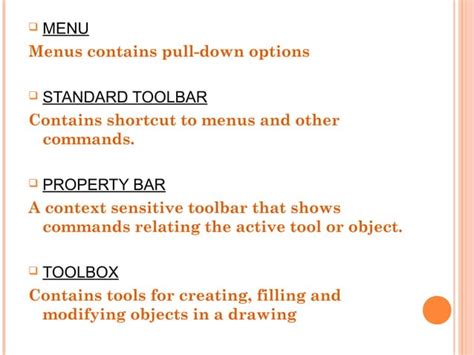 Introduction To Corel Draw Ppt Computing Technology And Computing