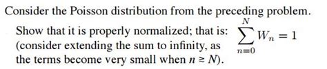 solved consider the poisson distribution from the preceding