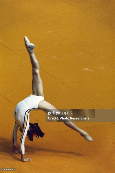Romanian Gymnast Nadia Comaneci Performs Her Floor Routine During The News Photo Getty Images