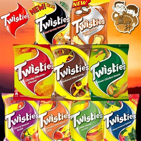 1pkt X 60g Twisties Corn Snacks Cheesebbq Currytomatochicken
