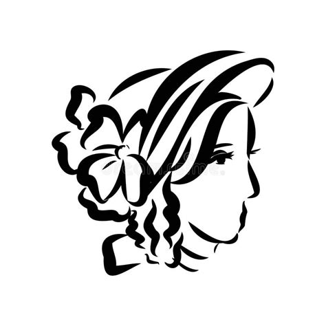 Vintage Illustration With Beautiful Fashion Girl Retro Fashion Vector Stock Vector