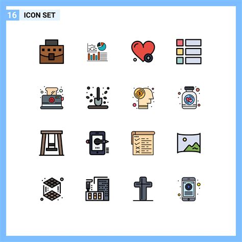 16 Creative Icons Modern Signs And Symbols Of Toaster Bread Medical Layout Frame Editable