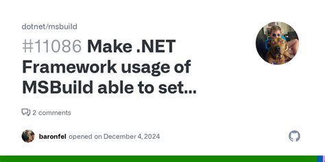 Make Net Framework Usage Of Msbuild Able To Set Context Required To