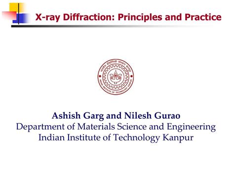 Ppt X Ray Diffraction Principles And Practice Powerpoint Presentation Id 5748851