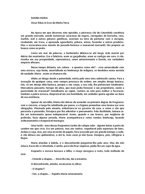 Damba Maria Pdf Escravidão Maria Mãe De Jesus
