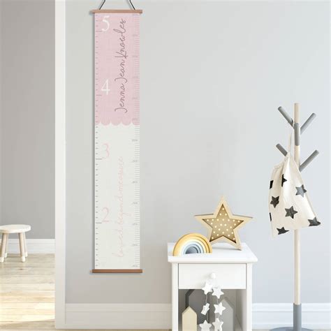 Personalised Loved Beyond Measure Canvas Height Chart By Pepper Print Shop