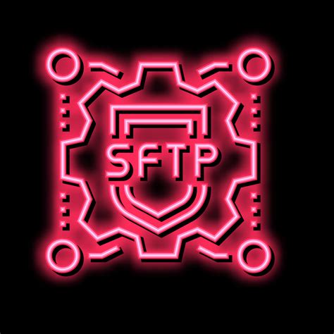Sftp Label Color Icon Vector Illustration Sign 20374518 Vector Art At