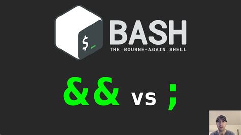 Difference Between Double Ampersand And Semicolon In A Shell Script