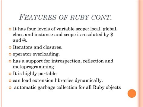 Ppt Ruby On Rails Powerpoint Presentation Free Download Id6313312