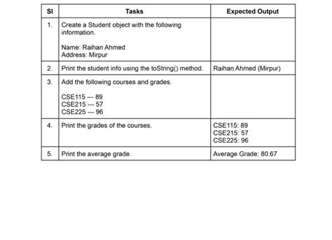 Solved Question Implement The Following UML Class Chegg