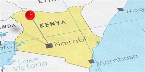 Map Of Africa Kenya Political Map Of Kenya Nations
