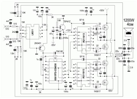 Full Bridge Class D 1200 Watt Audio Amplifier Artofit