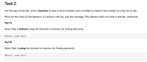 Solved Task For This Part Of The Lab Write A Function To Chegg