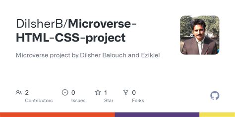 Github Dilsherbmicroverse Html Css Project Microverse Project By