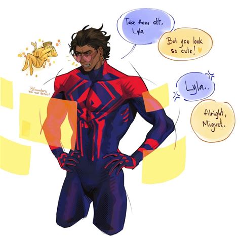 Miguel O Hara Spider Man And Lyla Marvel And More Drawn By
