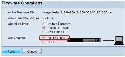 backup and restore or swap firmware on a switch cisco