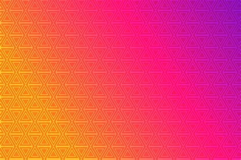 Pattern With Geometric Elements In Multicolored Tones Gradient