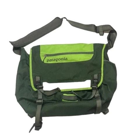 Patagonia Bag Green Cross Body Messenger Laptop Depop