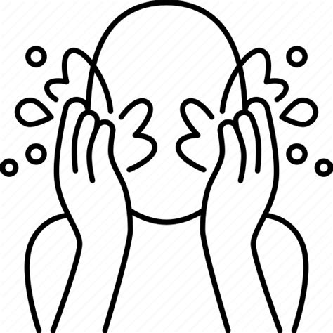 Face Washing Cleansing Hygiene Beauty Icon Download On Iconfinder