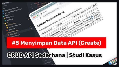 5 Menyimpan Data Api Create Crud Api Sederhana Menggunakan Axios