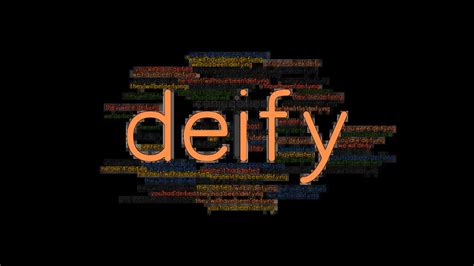 Deify Past Tense: Verb Forms, Conjugate DEIFY - GrammarTOP.com