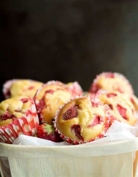 Strawberry Honey Cornbread Muffins
