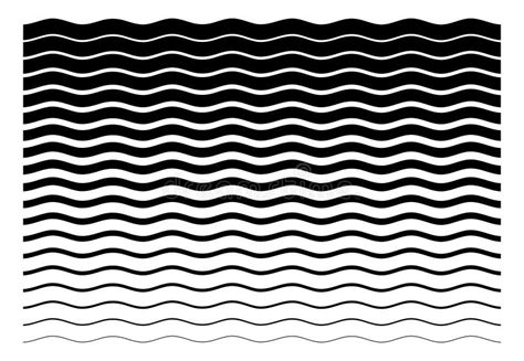 Halftone Wave Pattern Horizontal Background Using Halftone Wavy Dots Texture Stock Vector