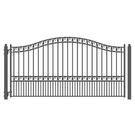 Black Metal Fence Gates The Home Depot