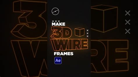 Make 3d Wireframe Text In After Effects Web Design Tutorials