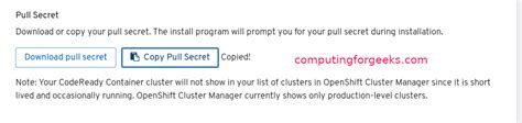 Setup Local OpenShift Cluster With CodeReady Containers ComputingForGeeks