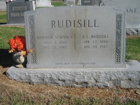 Brientie Lou Scronce Rudisill 1886 1967 Memorial Find A Grave