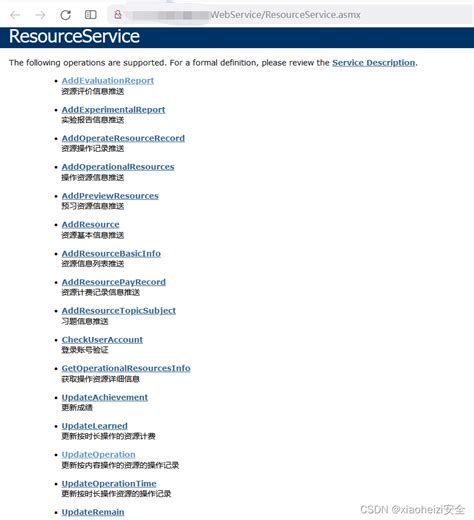 接口漏洞 webservice wsdl soap swagger webpack wsdl接口泄露漏洞 csdn博客
