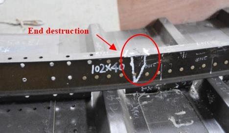 Test Failure Mode Of C Frame Figure FEA Instability Mode Of C Frame