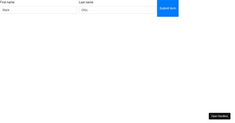 React Formik Codesandbox