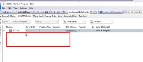 Missing Item Bom After Successful Autodeskvaultextractbominventor Job In Vault