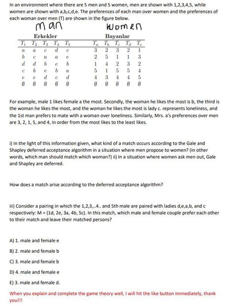 In An Environment Where There Are 5 Men And 5 Women Chegg Com