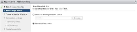 Create Virtual Switch And Vmkernel Port Group For Vmotion Vmware Esxi