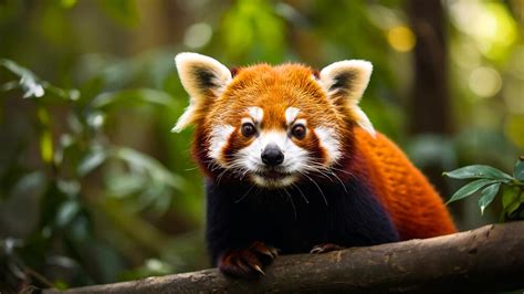 Red Pandas Expressive Face In Jungle Setting Generated By Ai Premium Ai Generated Image