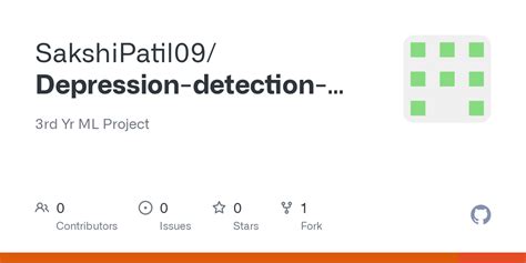 Github Sakshipatil09depression Detection Using Machine Learning 3rd