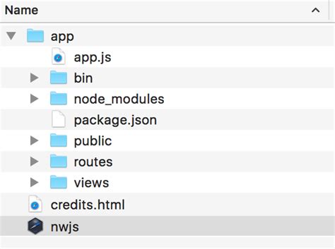 node js how to make node webkit work with express generator stack